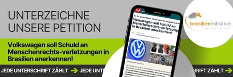 Volkswagen soll Schuld an Menschenrechtsverletzungen in Brasilien ...